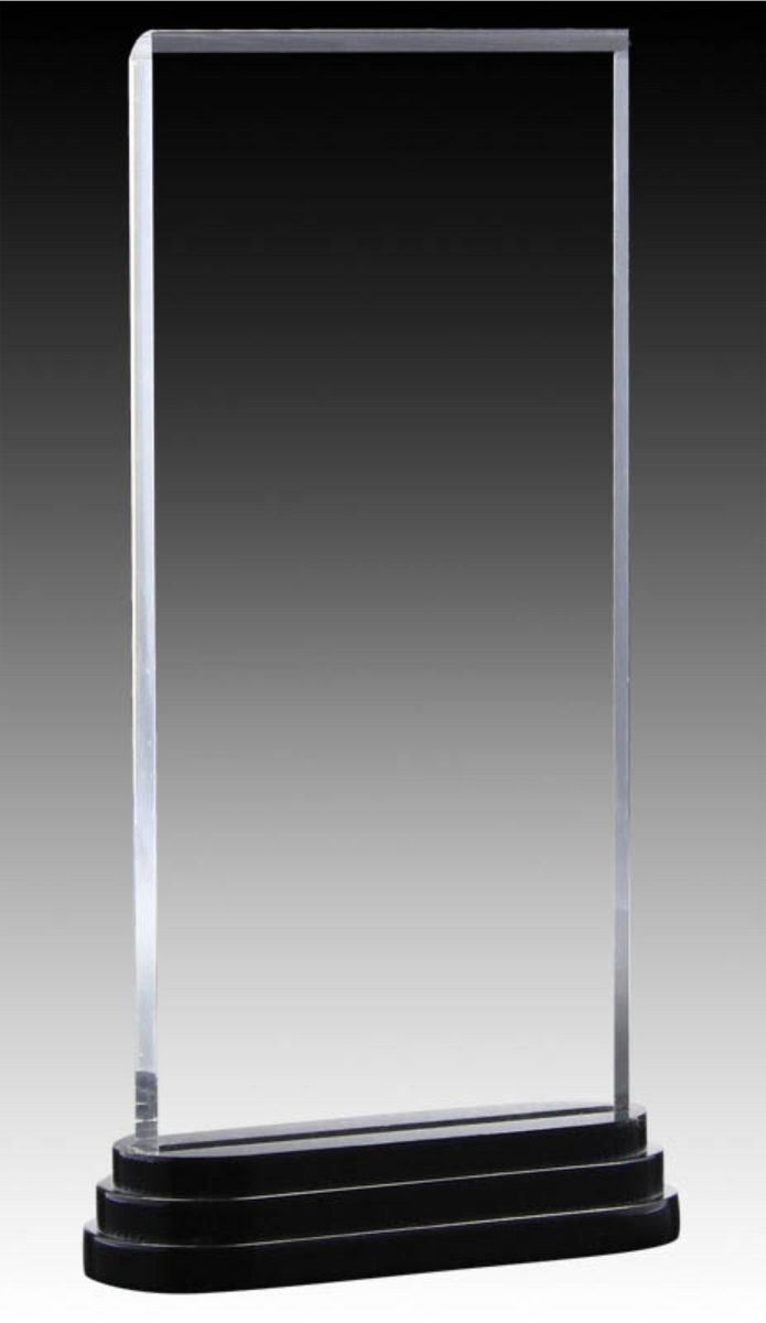 Apollo Series - Acrylic Clear Rectangle, Black Base – River Signs