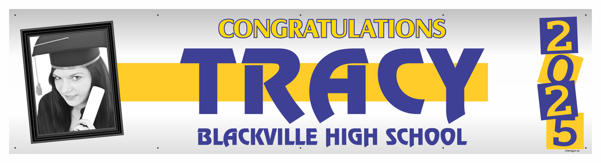 The "Tracy" Banner - 2' x 8' – River Signs