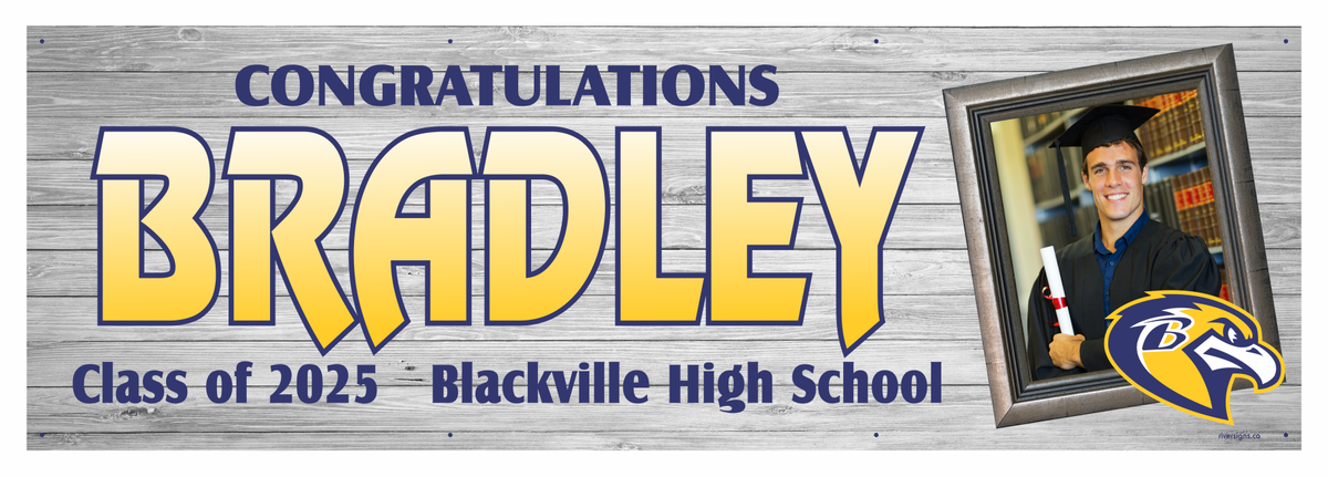 The "Bradley" Banner - 2' x 6' – River Signs