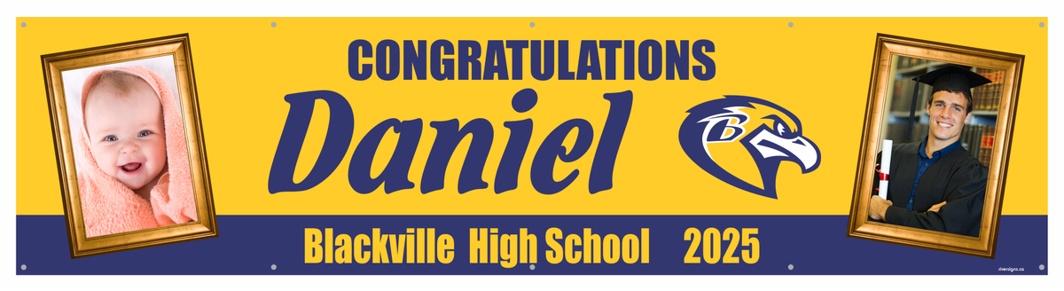 The "Daniel" Banner - 2' x 8' – River Signs