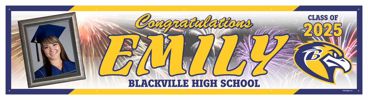 The "Emily" Banner - 2' x 8' – River Signs