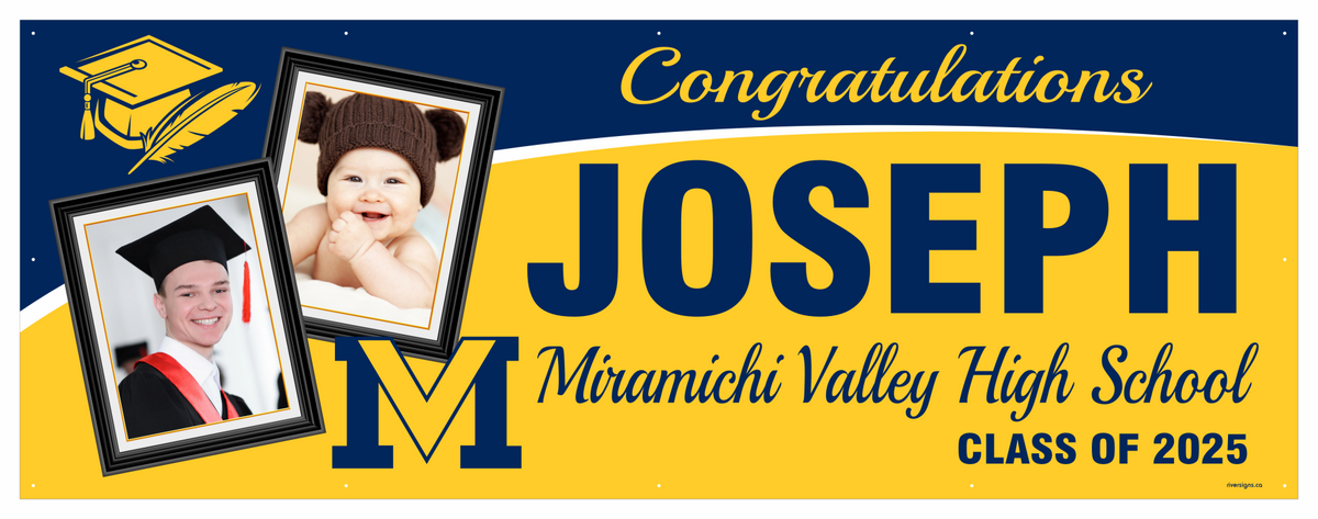 The "Joseph" Banner - 3' x 8' – River Signs