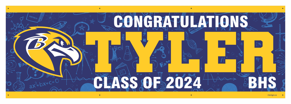 The "Tyler" Banner - 2' x 6' – River Signs