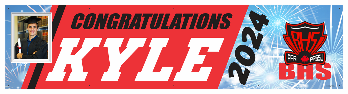 The "Kyle" Banner - 2' x 8' – River Signs