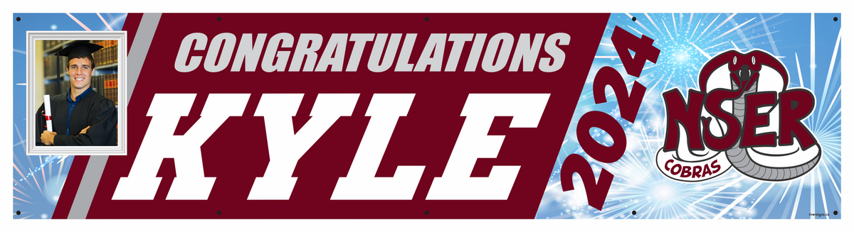 The "Kyle" Banner - 2' x 8' – River Signs