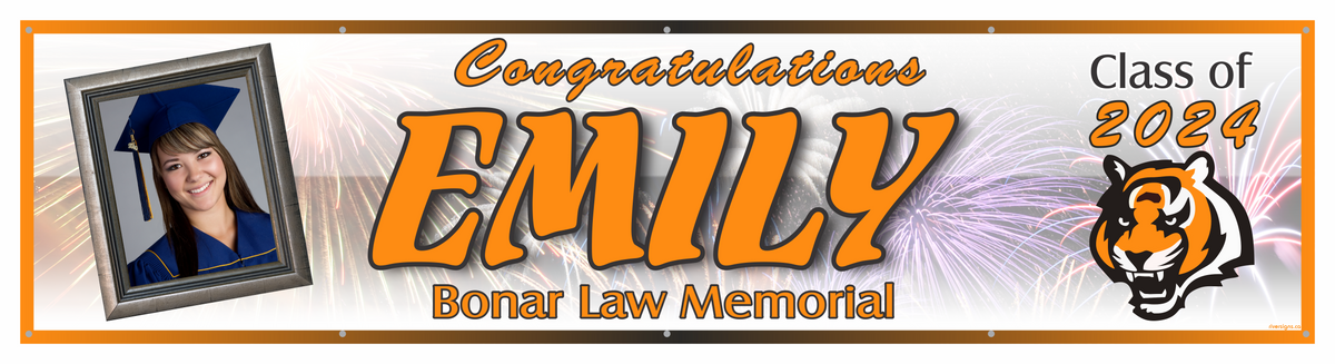 The "Emily" Banner - 2' x 8' – River Signs