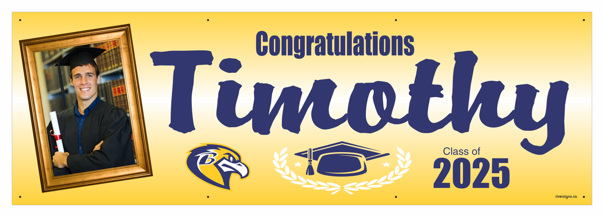 The "Timothy" Banner - 2' x 6' – River Signs