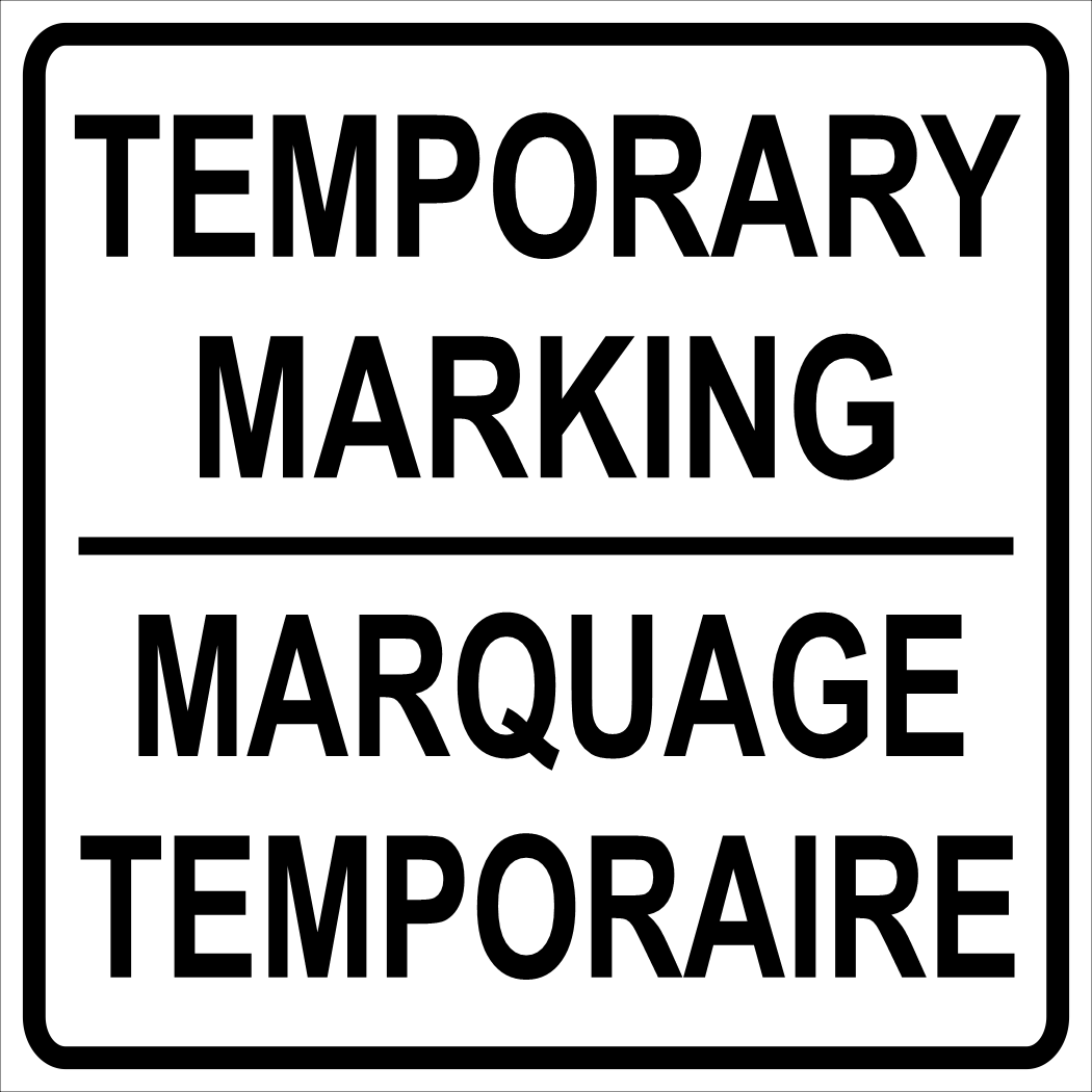 Temporary Marking Sign MUTCDC TC-105B – River Signs